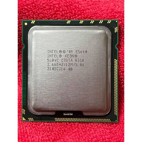 Intel® Xeon® E5640 แคช 12m 2 66 Ghz 5 86 Gt S Intel® Qpi Shopee Thailand