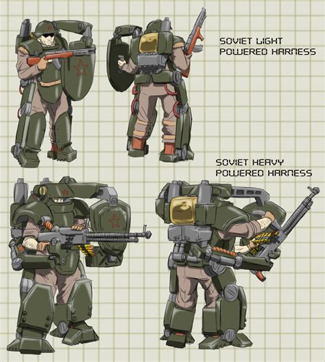 Soviet Powered Armours Final By Redwolf5207 On Deviantart