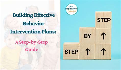 Building Effective Behaviour Intervention Plans