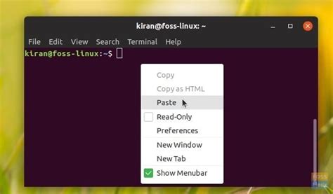 Cómo Copiar Y Pegar Comandos En La Terminal De Linux Aprender Linux