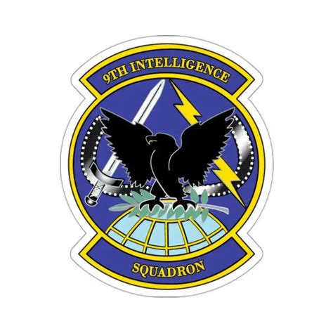 9th Intelligence Sq U S Air Force Sticker Vinyl Kiss Cut Decal