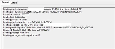 wpf appcrash on wpfgfx v0400 dll only on 32 bit systems stack overflow