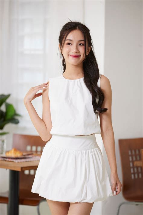 Elsa Bubble Top Ivory