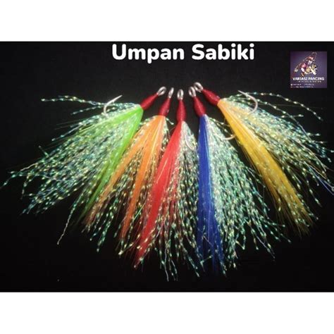 Jual Umpan Pancing Sabiki Umpan Casting Umpan Jigging Bulu Mutiara Shopee Indonesia