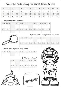 Cracking The Code Math Worksheets