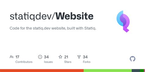 GitHub Statiqdev Website Code For The Statiq Dev Website Built With