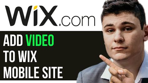 HOW TO ADD VIDEO TO WIX MOBILE SITE FULL GUIDE YouTube