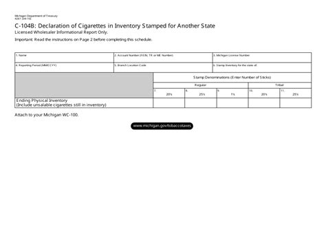 Form 4261 Schedule C 104b Fill Out Sign Online And Download