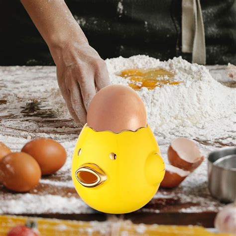 Ceramic Egg Yolk Divider Egg Filter Splitter Baking Assistant Egg