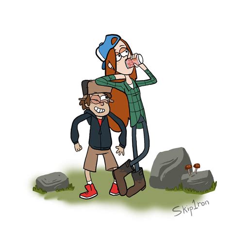 Dipper And Wendy Second Summer By Skip1ron On Deviantart