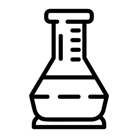 Glass Flask Icon Outline Style 14182132 Vector Art At Vecteezy