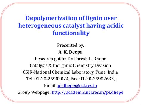 Lignin Depolymerization Aromatic Monomers Solid Acid Heterogeneous