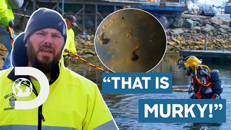 Maggot Infested Pipe Causes Contamination Sewer Divers Youtube