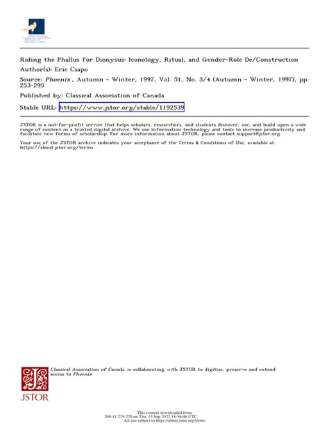 Csapo 1997 Pdf Dionysus Rituals