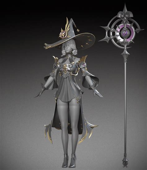 Artstation 游戏角色线下班第8、9期 王同学作品