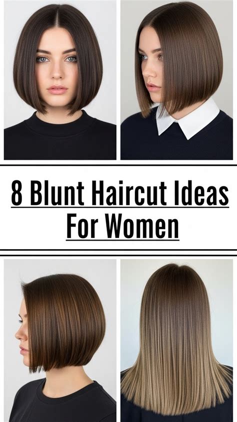 8 Blunt Haircut Ideas For Women Daily Hair Flow