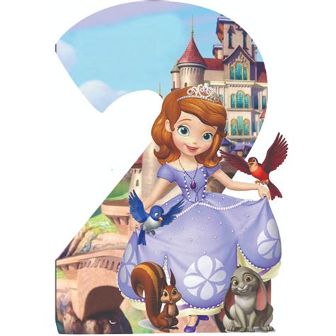 Display Mdf Numero 2 Princesa Sofia 60cm Shopee Brasil