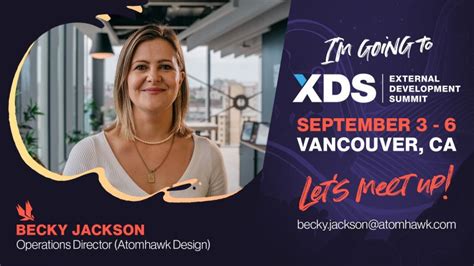 Our Operations Director Becky Jackson 🔜 Xds Vancouver Will Be At