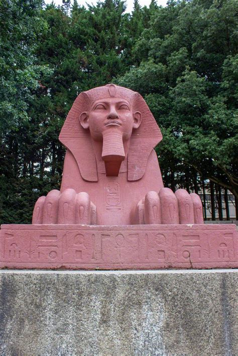 Pair Of Sphinxes Art Uk