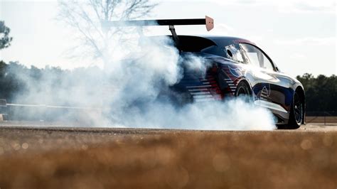 Ford Mustang Mach E Nascar Ev Prototype Previews Potential Future Of Racing