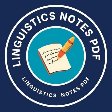 Linguistics Notes Pdf Youtube