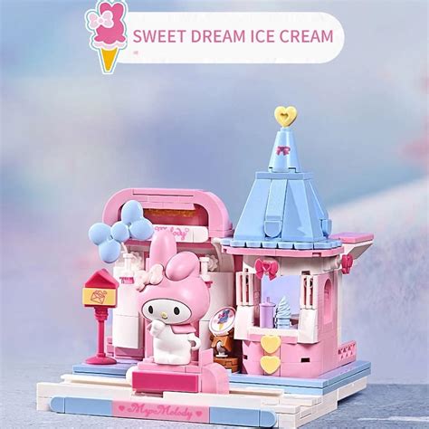 Sanrio Assembled Toy Building Blocks Hello Kitty Kuromi Cinnamoroll My