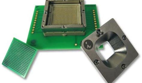 Open Top Spring Pin Socket For 1mm Pitch Bga Global Smt And Packaging Asia