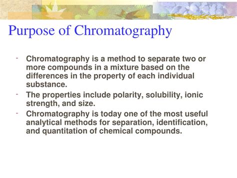 Ppt Chromatography Powerpoint Presentation Free Download Id 9730342