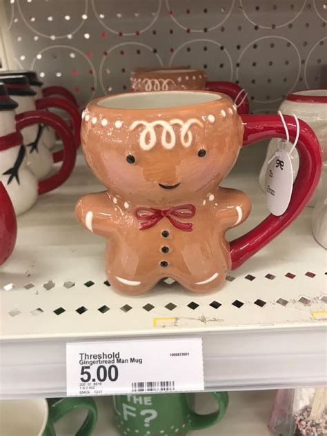 Cute Gingerbread Man Ceramic Mug