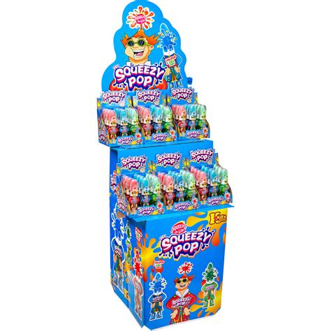 Mr Squeezy Pop Shipper Kokos Confectionery
