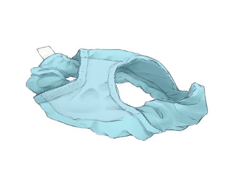 Nagami Yuu Original Commentary Highres Blue Panties Care Label