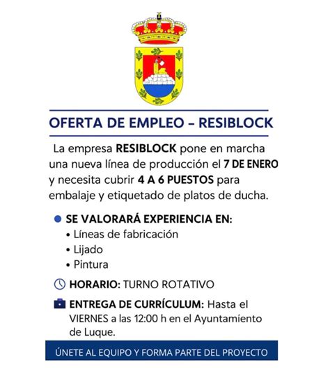 Resiblock Abre Nueva Línea De Producción Y Oferta Varias Vacantes En Luque