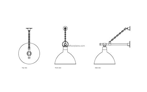 Barn Light Electric Free Cad Drawings