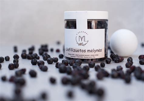 Liofilizuotos MĖlynĖs 250 Ml Indelyje Natūralu Ir Sveika