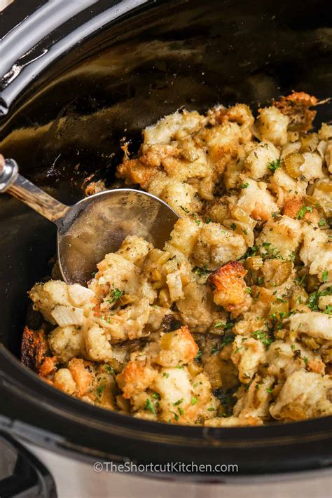Easy Slow Cooker Stuffing Recipe Chronicle