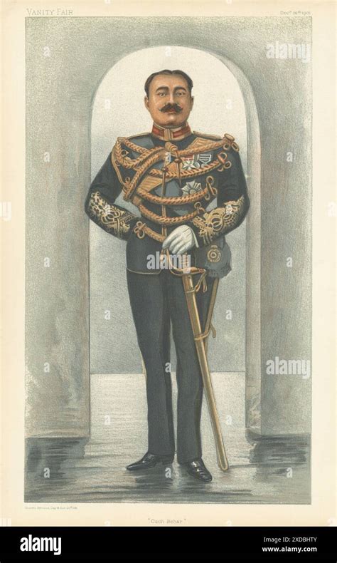 Vanity Fair Spy Cartoon Nripendra Narayan Maharajah Of Cuch Behar