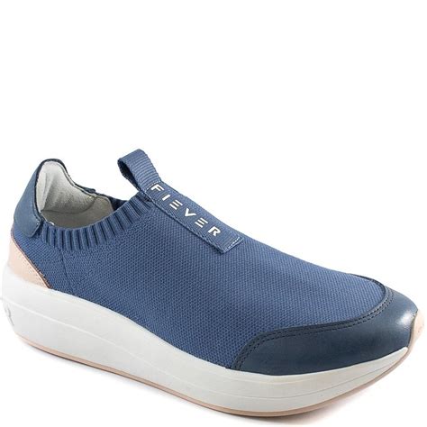 Tênis Feminino Angel Slip On Fiever F601660010 Azul Sapato Show