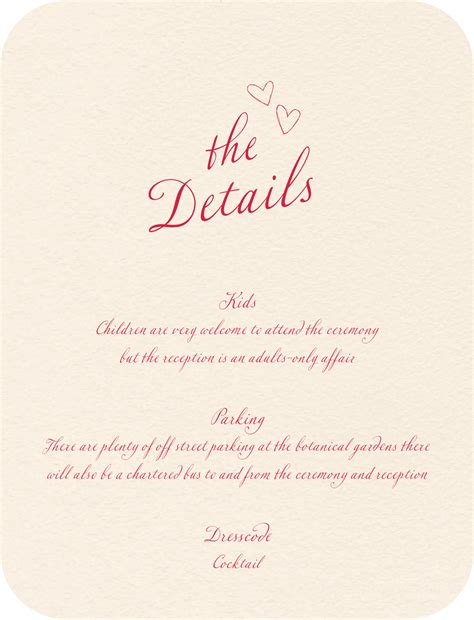 Details Page Wedding Invite 60 Photos