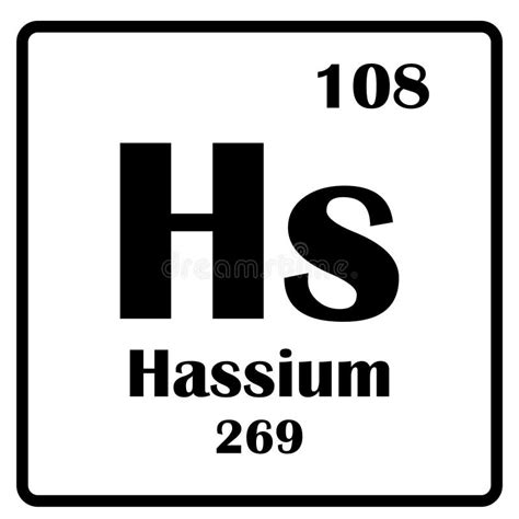 Hassium Element Stock Illustrations 282 Hassium Element Stock