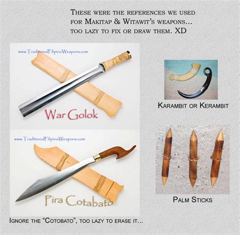 Weapon Reference By 2ink On Deviantart