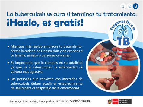 La Tuberculosis SÍ Se Cura Recuerda Completar Todo Tu Tratamiento