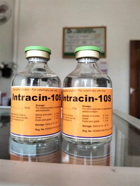 Intracin 10 S 50 Ml Obat Pemacu Kontraksi Uterus Pada Hewan Ternak