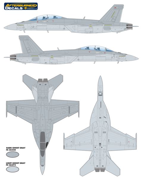 Boeing Fa 18f Super Hornet Camouflage Color Profile And Paint Guide