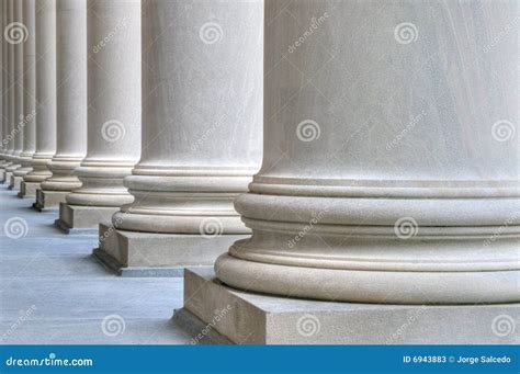Classic Marble Columns Stock Image Image Of Background 6943883