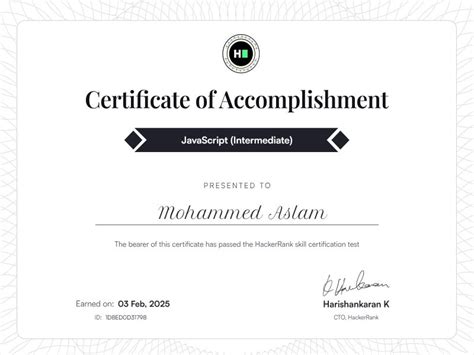 Javascript Webdevelopment Mernstack Hackerrank Continuouslearning