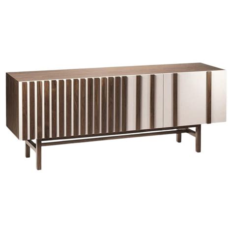 Jazz Sideboard With Natural Walnut And Ivory For Sale At 1stdibs
