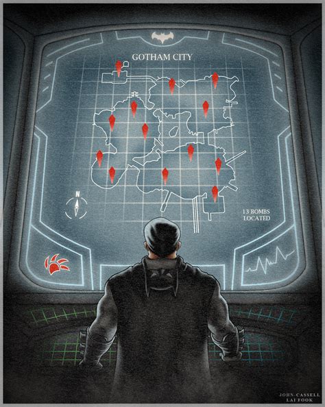 Artstation Gotham Map
