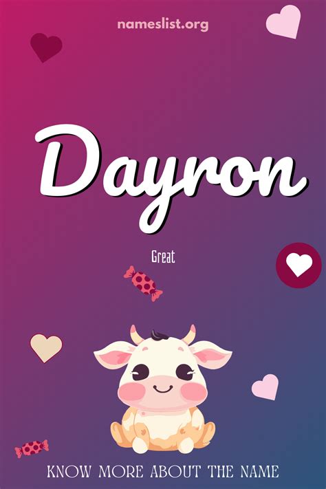 Dayron Name Meaning Origin And Popularity View Complete Details