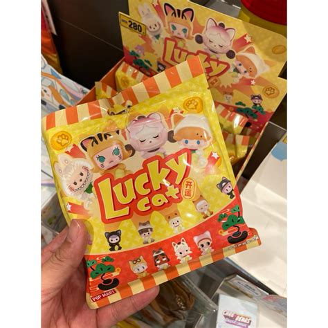泡泡萌粒 招財貓貓 系列 確認款 盲袋 泡泡瑪特 Popmart 萌粒 Labubu Dimoo 盲盒 公仔 蝦皮購物