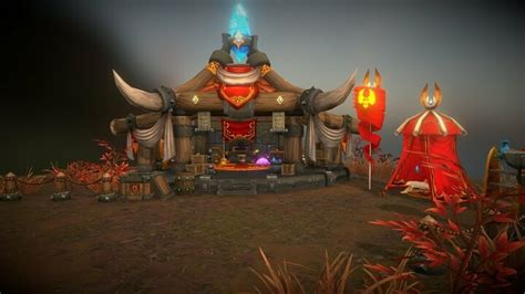 Artstation Wow Horde Garrison Building Gem Boutique